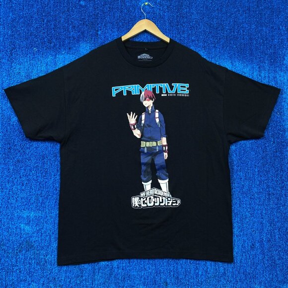 Primitive | Shirts | Primitive X My Hero Academia Shoto Todoroki Anime ...